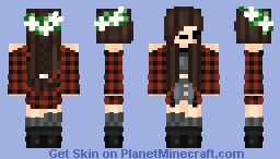 Flannel Girl~ Minecraft Skin