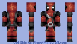 Deadpool pe Minecraft Skin