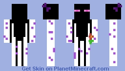 Enderman With a Flower Minecraft Skin