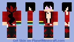 Yasuri Shichika from Katanagatari (ep 12) Minecraft Skin