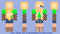 Innocent Looking Girl Minecraft Skin
