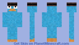 Platypus Perry of Phineas and Ferb 3D Minecraft Skin