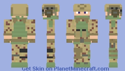 Soldier 3 Minecraft Skin