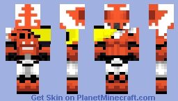 The Fox Knight (KingJoe Fox Nation) Minecraft Skin