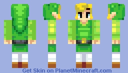 Toon Link [The Legend of Zelda] Minecraft Skin