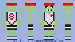 Ed the zombie from "ben and ed" Minecraft Skin