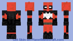 Dark Red Knight Minecraft Skin