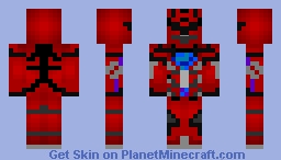 Red ranger 2017 movie Minecraft Skin