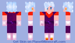 vegetto ssj blue kaioken 10x (special) Minecraft Skin