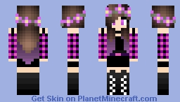 Violet Minecraft Skin
