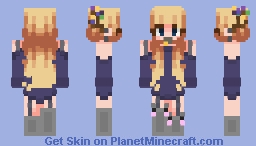 Night Sky & Antlers Minecraft Skin