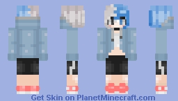 [Undertale] Sans Human Female Version Minecraft Skin