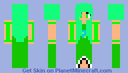 Alien Girl Minecraft Skin