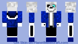 Sans The Skeleton Minecraft Skin