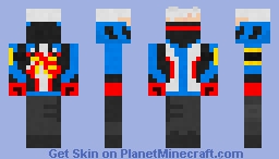 Soldier: 76 Minecraft Skin