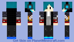 Black cool Minecraft Skin