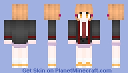 Symphogear- Hibiki Tachibana (Winter Uniform Ver.) Minecraft Skin