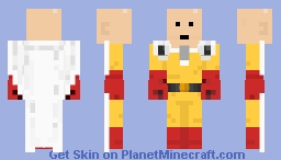 Saitama - One Punch Man Minecraft Skin