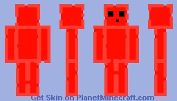 Red Slime 64x64 Minecraft Skin