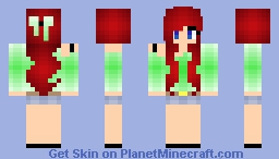 Green Spring girl Minecraft Skin