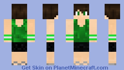 Green Tank Top Boy Minecraft Skin