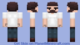 Grumpy Man Minecraft Skin