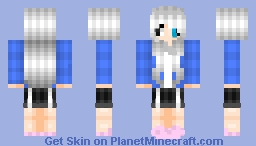 Female Sans Minecraft Skin