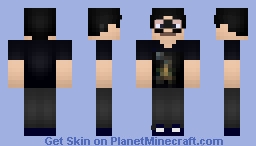 ME in Real Life (with Minecraft Shirt) Minecraft Skin