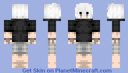 Ken Kaneki Minecraft Skin