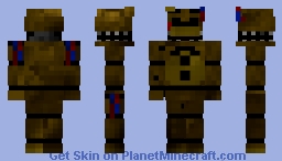 Withered Golden Freddy (Five Nights At Freddy's 2) Minecraft Skin