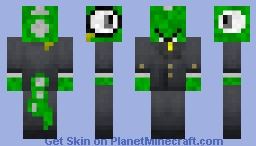 Smart Dino Minecraft Skin