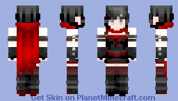 Ruby Rose - RWBY Vol. 4 (REDO) Minecraft Skin