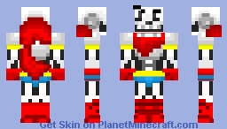 The Great Papyrus Minecraft Skin