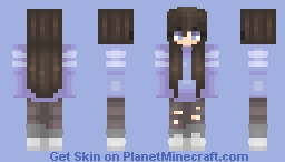 periwinkle Minecraft Skin