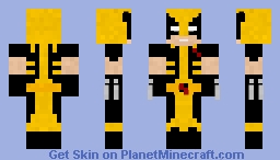 Wolverine | Black suit | Logan/James Howlett Minecraft Skin