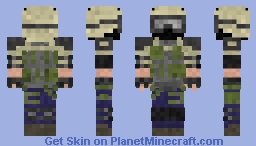 Soldier Minecraft Skin