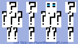 Question Mark Figure Minecraft Skin