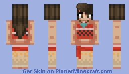 Moana from "Moana" (took forever) || _pinkypinkypie_ Minecraft Skin