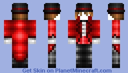 Red the Ringmaster - Sister Location OC Minecraft Skin