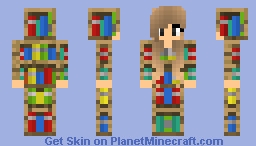 Book Girl Minecraft Skin