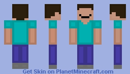 Steve (pixelized) Minecraft Skin