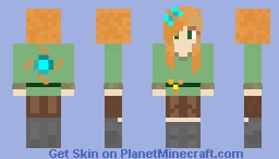 Minecraft Alex : Re-Skinned | Original Skin: Original Minecraft Alex ...