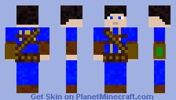 Fallout 4 Lone Survivor Minecraft Skin