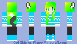 Cute Werewolf Girl Minecraft Skin