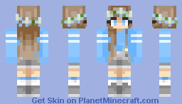 flower girl Minecraft Skin