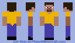 Steve play.steveyblock.com mascot Minecraft Skin