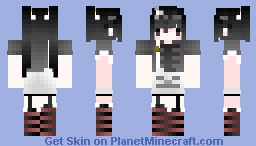 Minecraft Girl | Wither Skeleton Minecraft Skin