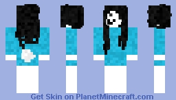 Temmie (long hair) Minecraft Skin