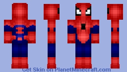 Spider-man (Custom) Minecraft Skin