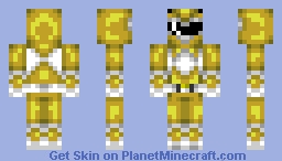 Yellow Power Ranger Minecraft Skin
